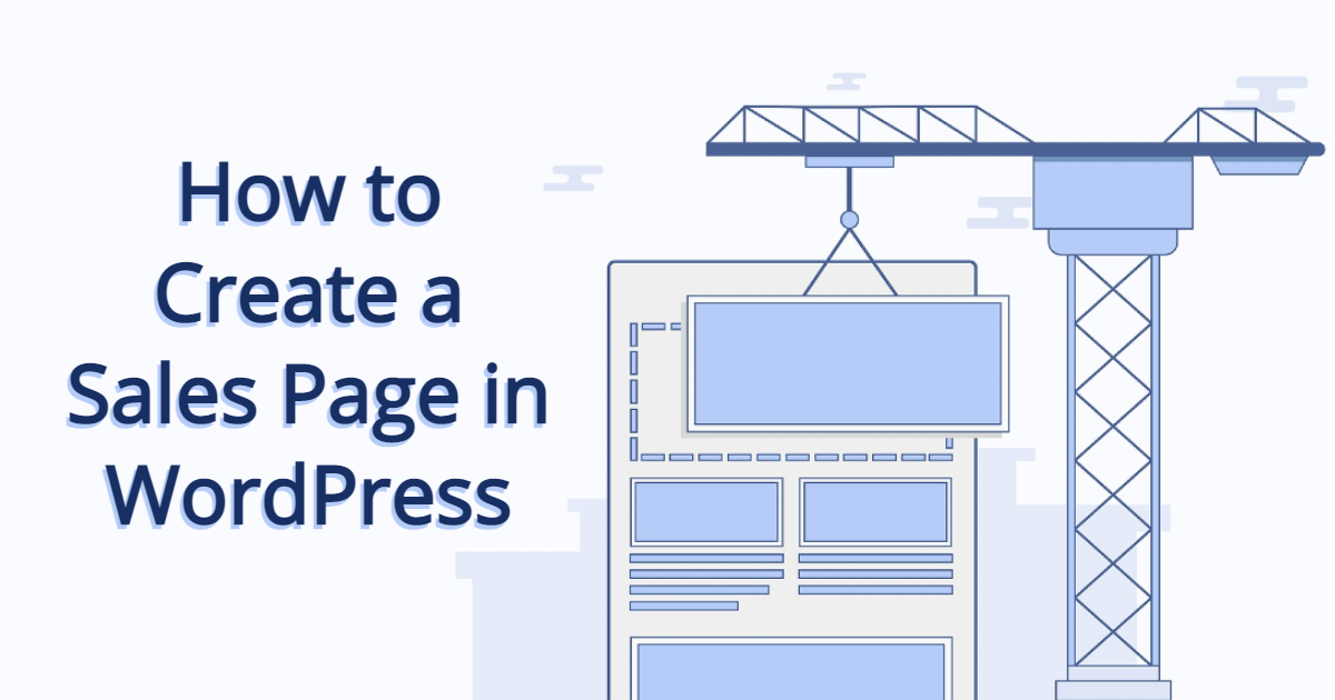 How to Create a Sales Page in WordPress