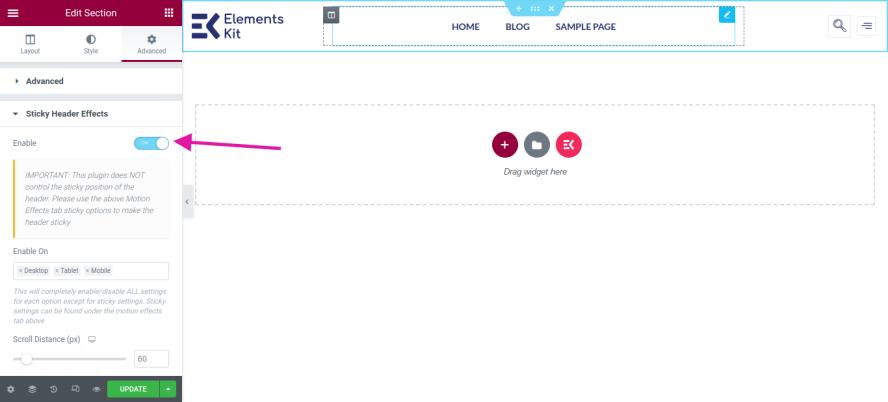 How to Create the Elementor Sticky Header (Free Version)