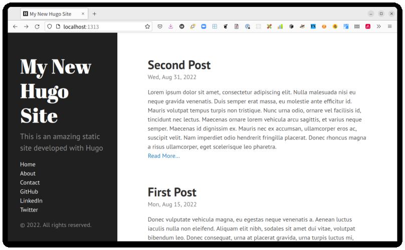 Build a Website With Hugo