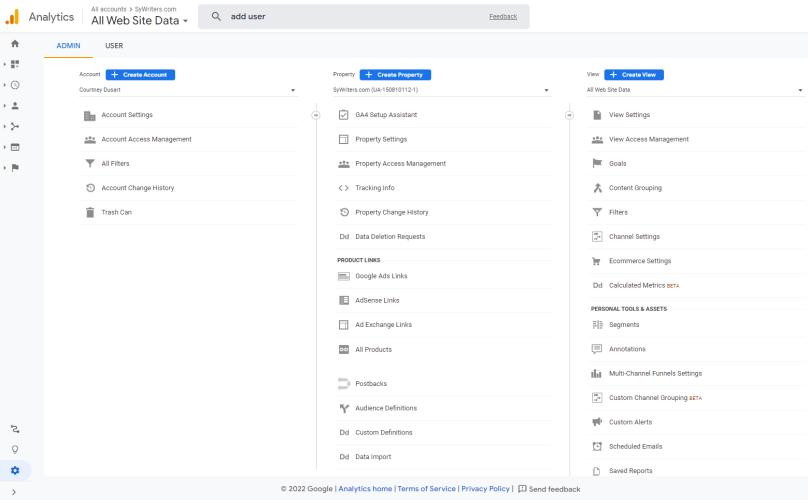 How to Add a User to Google Analytics