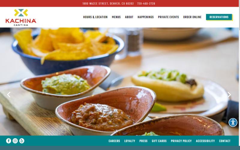 Website Color Palettes for Restaurants