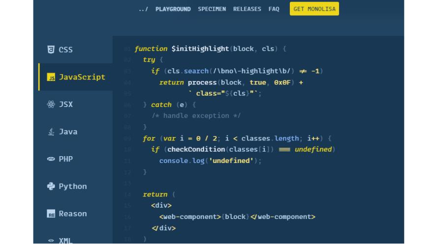 Best Programming Fonts for Coding